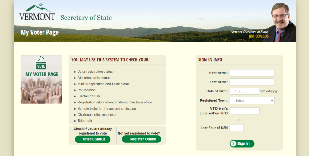 My Voter Page - League of Women Voters of Vermont